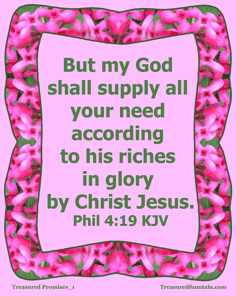 Philippians 4:19 – Optimal Pathway Inc.